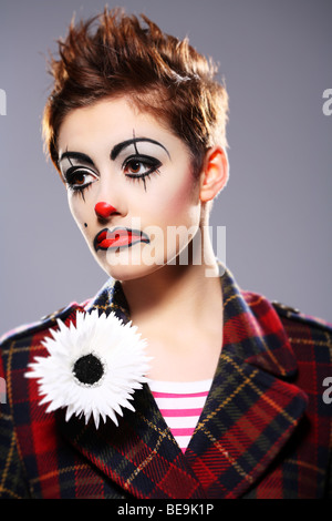 Beautiful clown portraits Stock Photo - Alamy