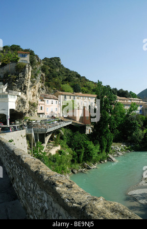 Romanesque Bridge over Eygues River, Nyons, Drome Provencale, Drome ...