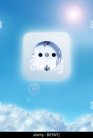 Socket outlet, power outlet Stock Photo - Alamy