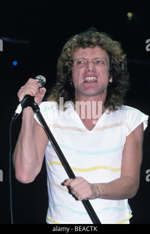 FOREIGNER - Anglo-American rock group with Lou Gramm on vocals Stock ...