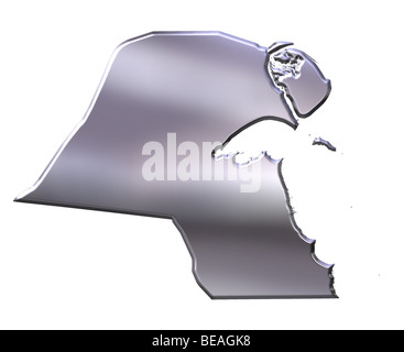 Map of Kuwait Stock Photo - Alamy
