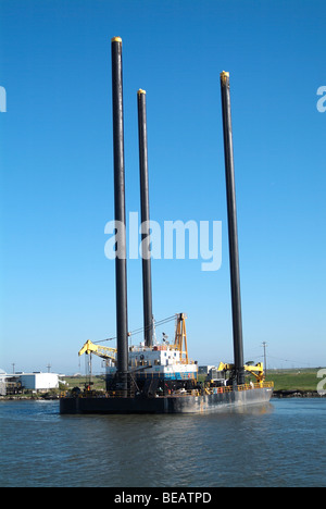 Oil barge, Texas, USA Stock Photo - Alamy