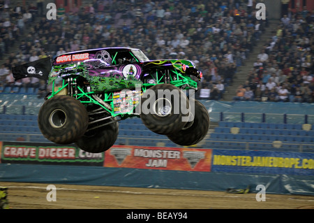 Monster Jam Grave Digger with Charlie Pauken Driver Stock Photo - Alamy