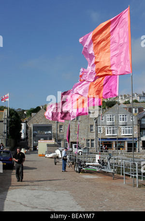 Cornish flag flying Stock Photo - Alamy
