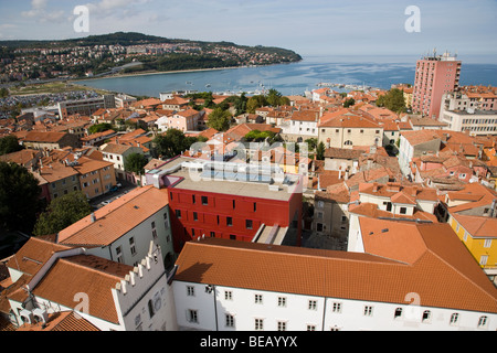 Koper Slovenia Aerial View From Bell Tower Stock Photo - Alamy