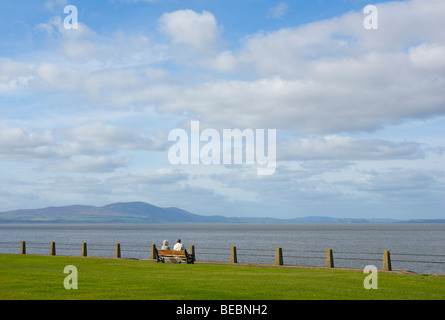 Promenade at Silloth, on the Solway Firth, Cumbria England Stock Photo ...