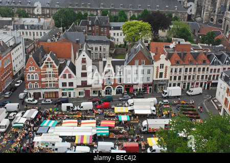 Aerial view of Arras. Nord-Pas de Calais, Artois region. France Stock ...