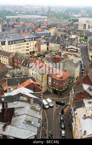 Aerial view of Arras. Nord-Pas de Calais, Artois region. France Stock ...
