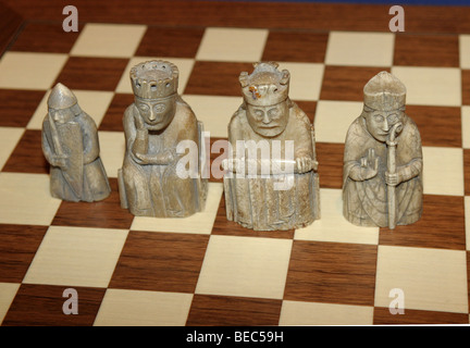 fine arts, nordic arts, sculpture, chess piece, knight, Isle of Lewis ...