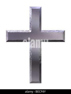 Metallic icon with carved design Stock Photo - Alamy