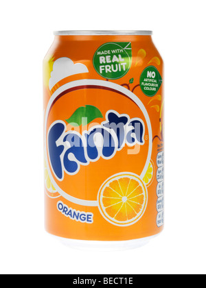 Fizzy Orange Drink Stock Photo - Alamy