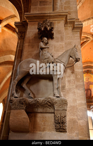 Bamberg horseman, sculpture at Bamberg Cathedral, Bamberg, Upper ...