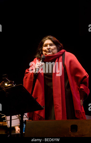 Argentine folklore singer Mercedes Sosa (born Haydee Mercedes Sosa ...
