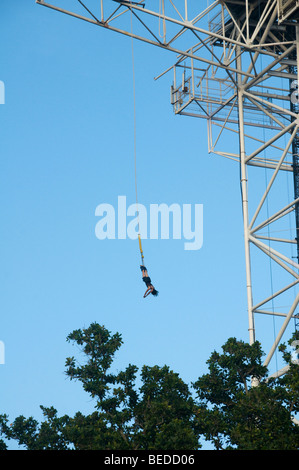 bungee jumping in Bali Indonesia Stock Photo - Alamy