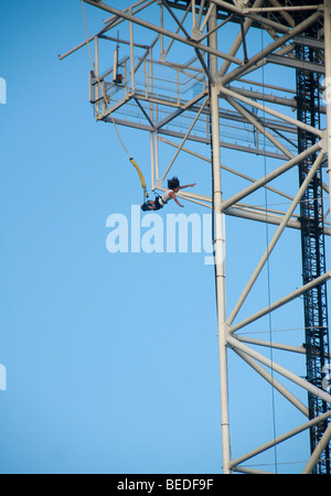 bungee jumping in Bali Indonesia Stock Photo - Alamy