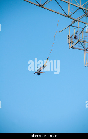 bungee jumping in Bali Indonesia Stock Photo - Alamy