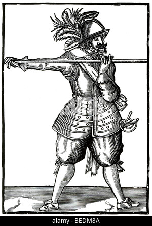 17TH CENTURY PIKEMAN Stock Photo - Alamy