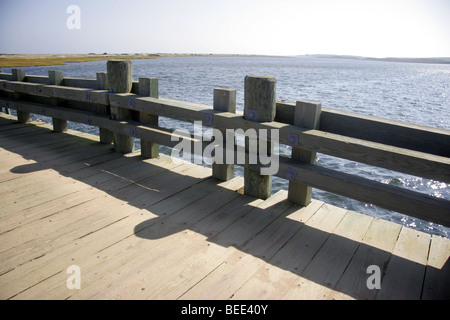 Dike bridge, Chappaquiddick island, Martha's Vineyard, Cape Cod, New ...
