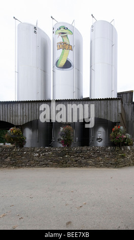 Healey's Cider Farm - home of The Cornish Rattler Stock Photo - Alamy