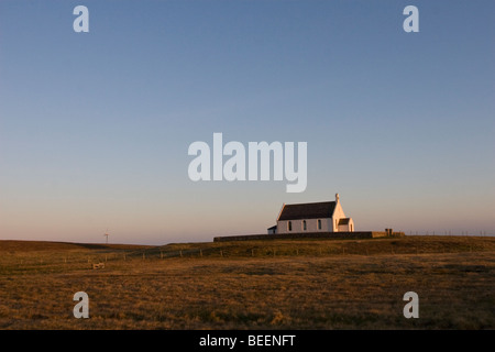 Church on Fair Isle in Shetland Stock Photo - Alamy