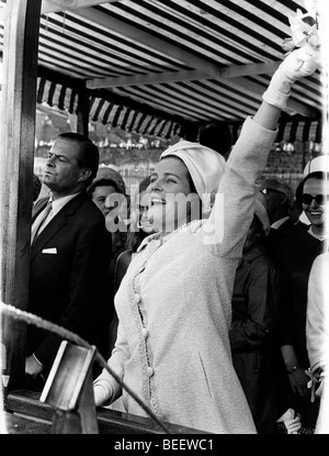Winston Churchill with his daughter Mary outside 10 Downing Street ...