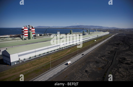 Aluminum Factory, Hafnarfjordur, Iceland Stock Photo - Alamy