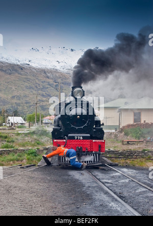 The Kingston flyer steam train, Queenstown, New Zealand Stock Photo - Alamy