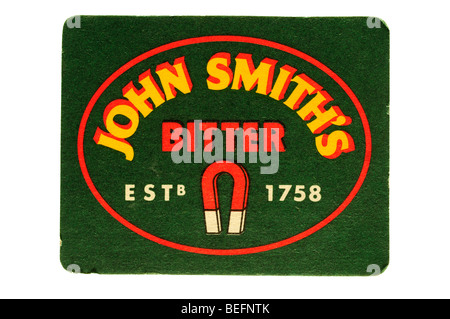 Beer Mat / drip mat - John Smith's Magnet Bitter of Tadcaster Stock ...