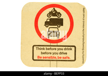 think before you drink before you drive Stock Photo - Alamy
