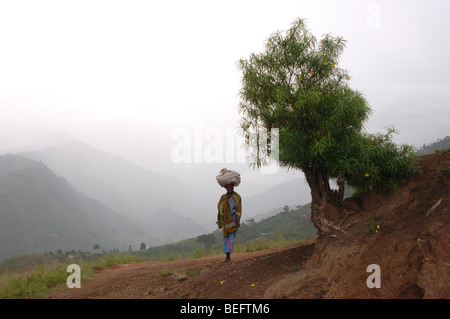 Bakonzo woman, Rwenzori Mountains, West Uganda, Africa Stock Photo - Alamy