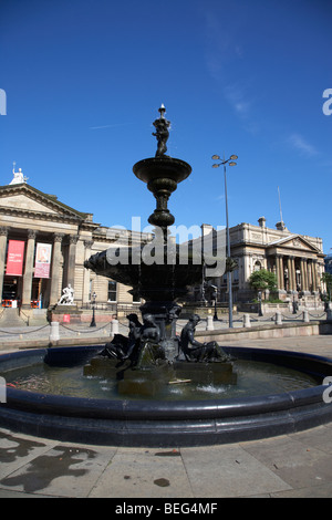 Steble Fountain, William Brown Street, Liverpool, in January 2024. The ...