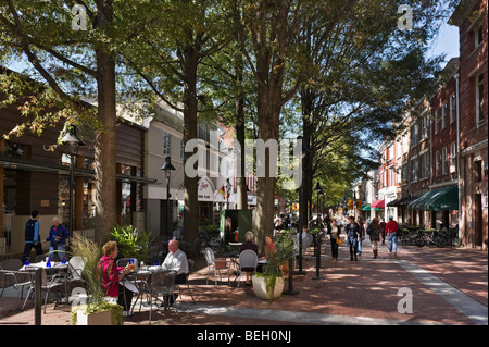 Historic Downtown Mall, Charlottesville, Virginia, USA Stock Photo - Alamy