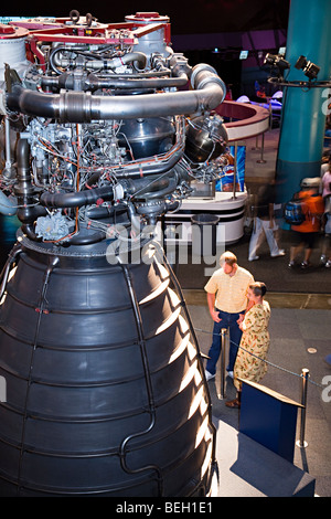 An F-1 Rocket Engine on display at he Museum of Space History in ...