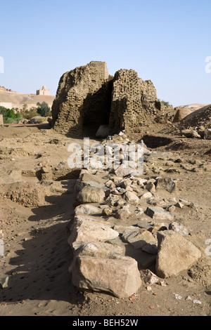 Excavations on Elephantine Island, Aswan, Egypt Stock Photo - Alamy