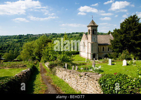 St Luke's Church, Frampton Mansell, The Cotswolds, Gloucestershire,UK ...