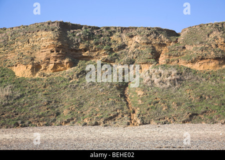 DUNWICH BEACH AND CLIFFS. SUFFOLK. ENGLAND Stock Photo - Alamy
