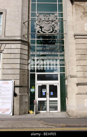 Cardiff civil justice centre Wales United Kingdom Stock Photo ...