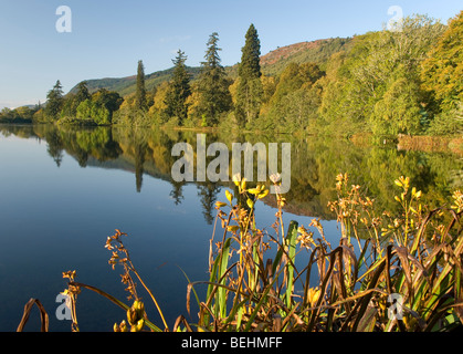 Loch Dochfour Caledonian Canal Scotland the white house at Dochfour ...