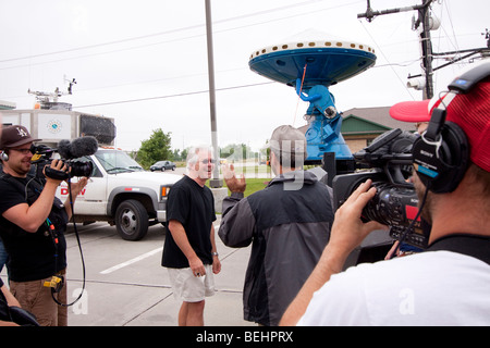 Josh Wurman of the Center for Severe Weather Research speaks to storm ...