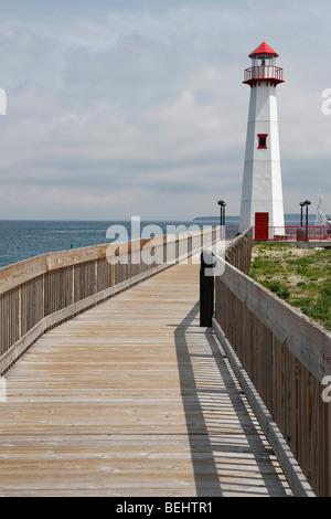 Wawatam Lighthouse on Lake Huron Saint Ignace Michigan MI Great Lakes ...