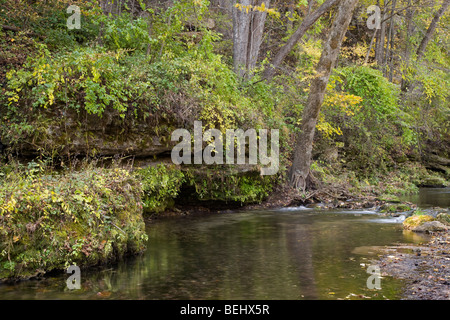 Richmond Spring, Backbone State Park, Iowa Stock Photo - Alamy