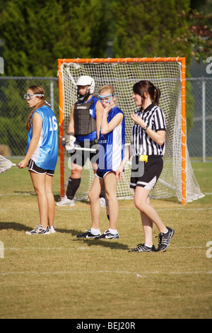 FEMALE REFEREE RESTORING ORDER AFTER A PENALTY HIGH SCHOOL GIRLS ...