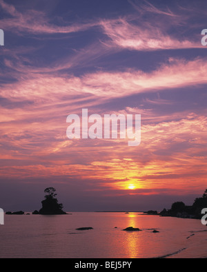 Beauty water at sunrise in the morning mist Stock Photo - Alamy