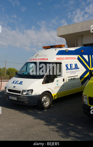 Ambulances in Spain Stock Photo - Alamy
