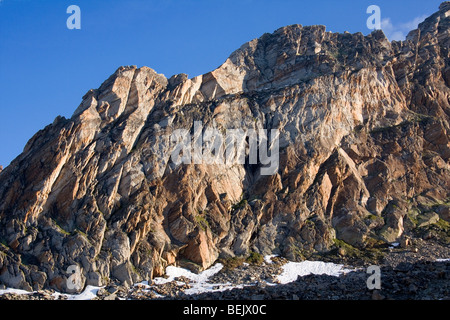 Rock cliff Swiss alps Stock Photo - Alamy