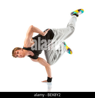 Young performer isolated on the white Stock Photo - Alamy