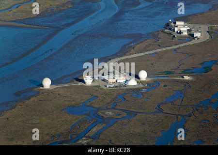 aerial above Point Mugu Naval Air Station, California also known as the ...
