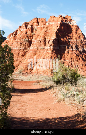 Sandstone formations in Palo Duro Canyon State Park in Texas Stock ...