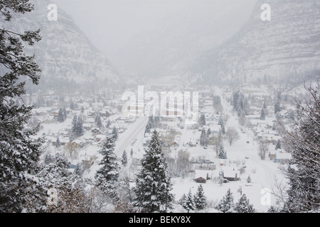 Ouray, Colorado in winter Stock Photo - Alamy