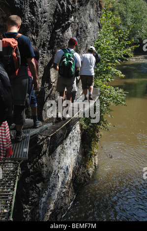 Slovakia Slovensky Raj Slovak Paradise National Park Horad River Gorge ...